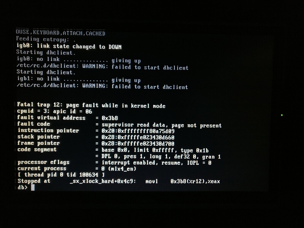 Issues with Mellanox 10GBe NIC and Freenas - Networking - Level1Techs Forums
