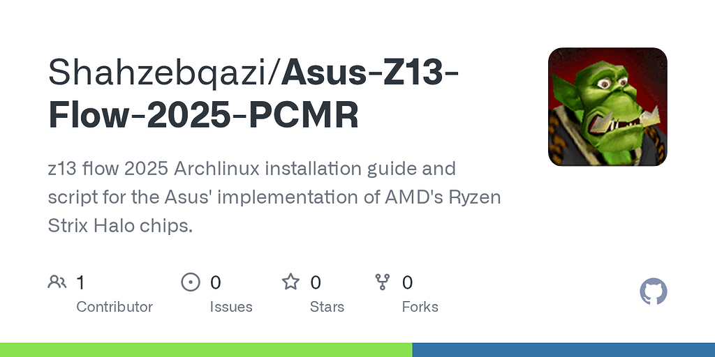 Asus Z13 flow Strix Halo Arch Linux Set-up (Fall 2025) - L1 Articles ...