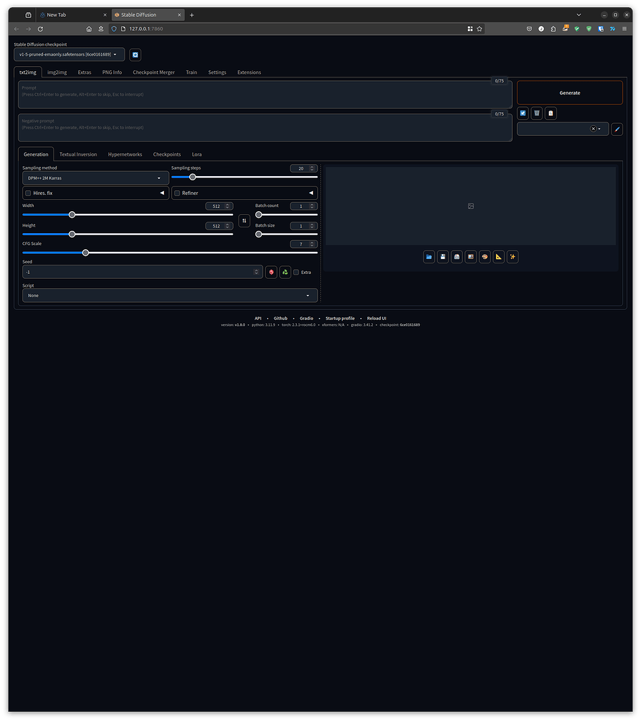 Unsure of next steps after ROCM and Stable Diffusion install - Machine Learning, LLMs, & AI ...