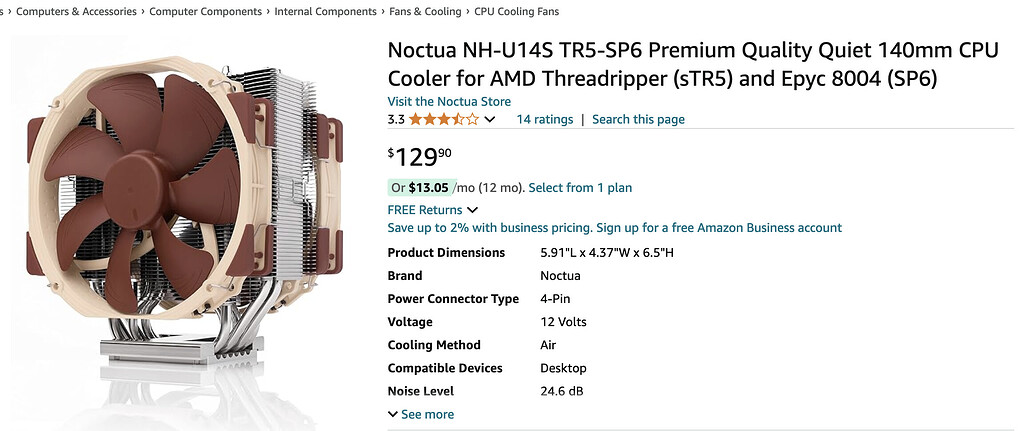 AMD EPYC Siena 8324P cooling options? - Build a PC - Level1Techs Forums