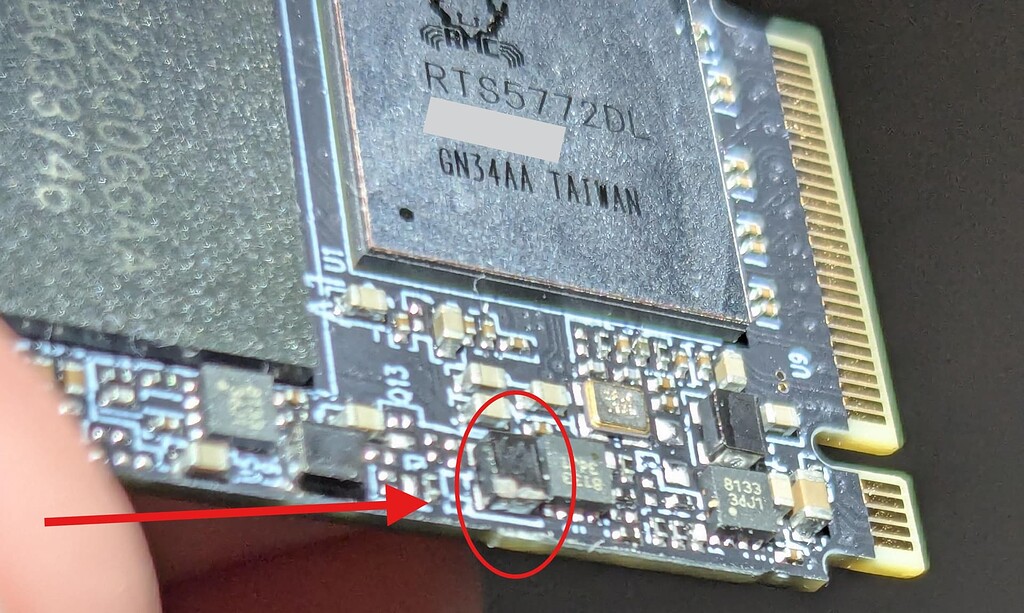 Is chipped component okay on ssd? - Build a PC - Level1Techs Forums