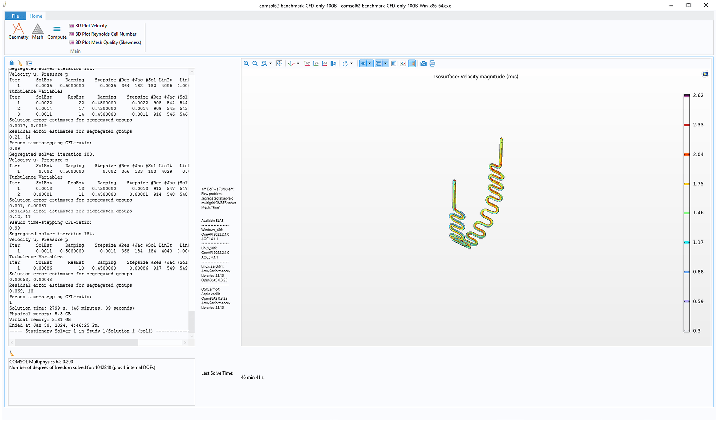 CFD-Multiphysics Benchmark for x86 and ARM (Windows/macOS/Linux) - Multiphysics & Simulation ...