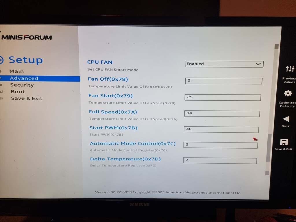 Minisforum BD795i SE Fan Control - Hardware Hub - Level1Techs Forums