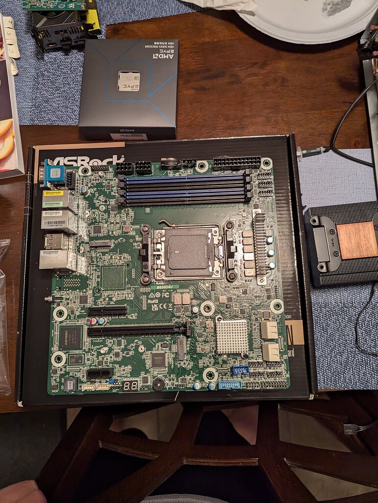 New AMD AM5 EPYC Server - Build Logs - Level1Techs Forums