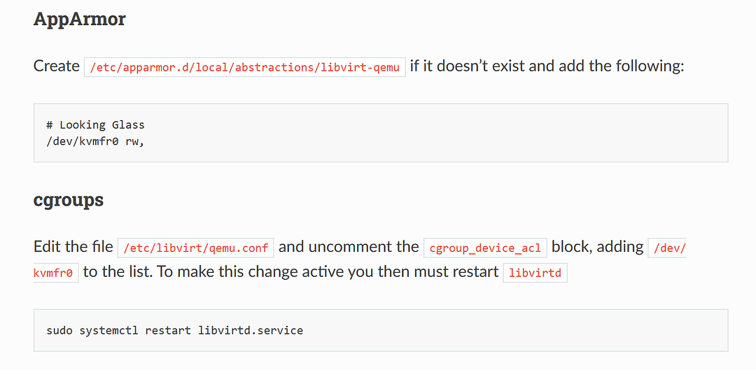 Soved KVMFR ArchLinux permission denied - Looking Glass - Level1Techs ...