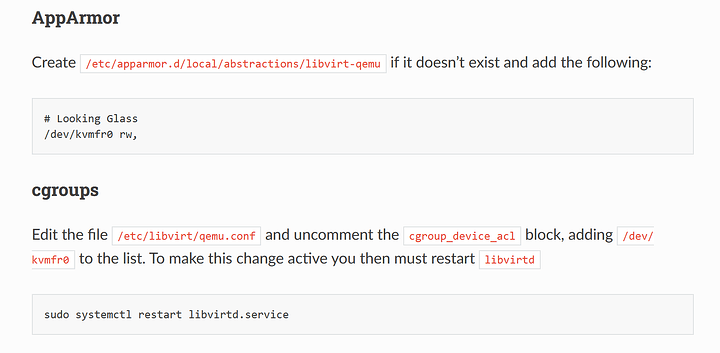 KVMFR ArchLinux permission denied - Looking Glass - Level1Techs Forums