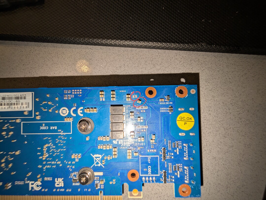 Resistor or capacitor fell off my Gpu - GPU - Level1Techs Forums