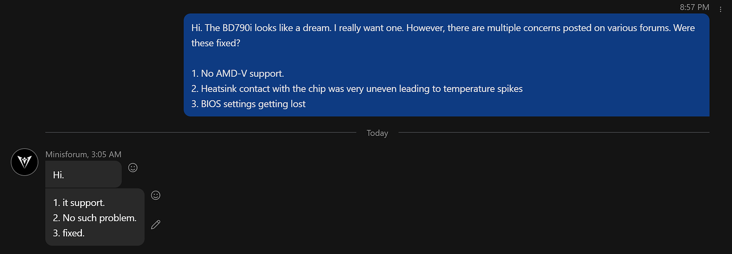 Minisforum BD790i board issues - Motherboards - Level1Techs Forums