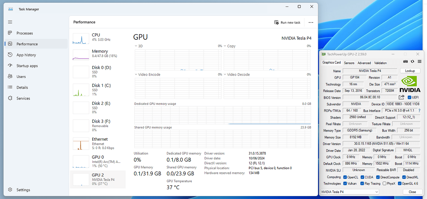 Nvidia Tesla P4 - GPU - Level1Techs Forums
