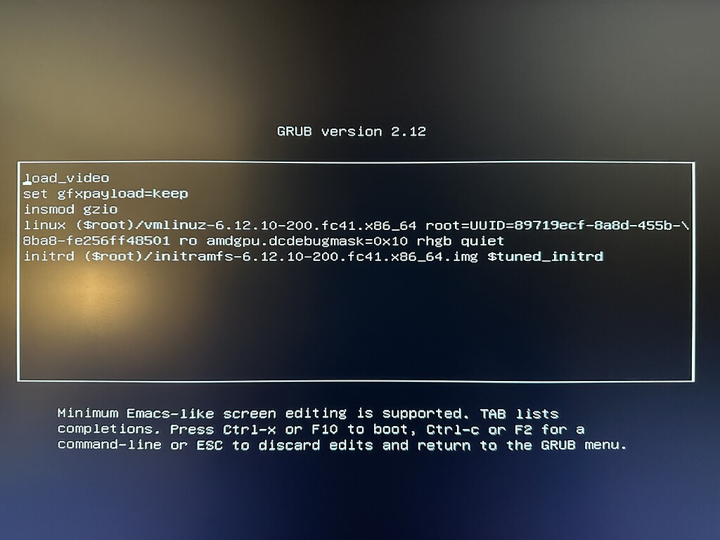 How do i get past this screen at boot - Linux - Level1Techs Forums