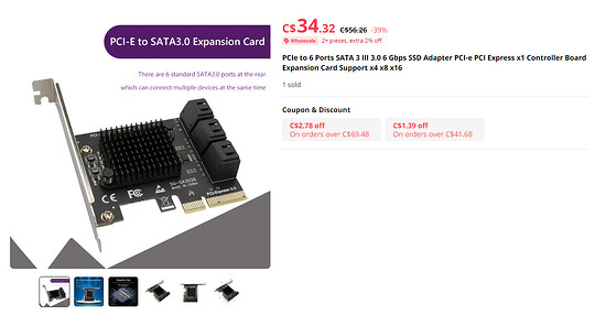 Best way to add SATA ports - Storage - Level1Techs Forums
