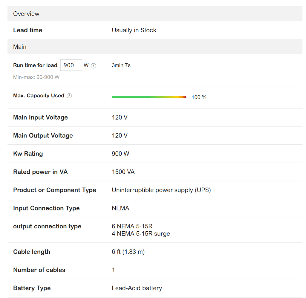 UPS - I didn't think this through - Other Hardware - Level1Techs Forums