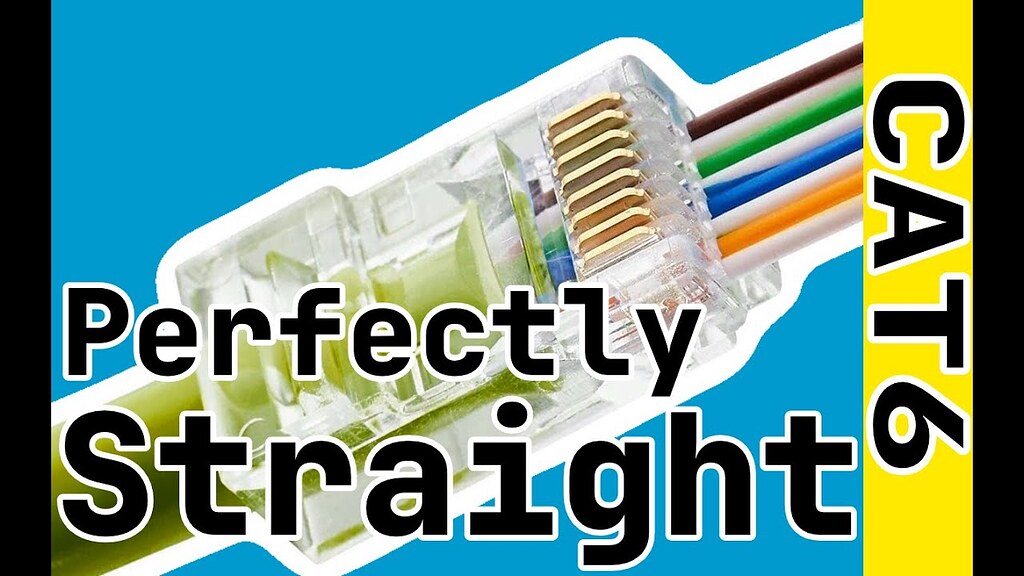 Trick For Straightening CAT6 Wires - Networking - Level1Techs Forums