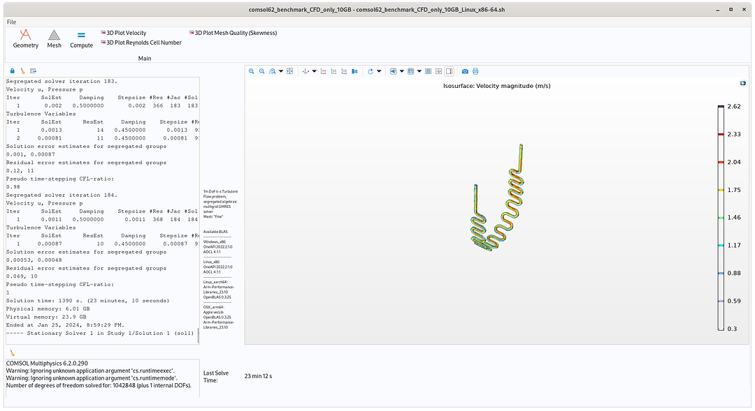 CFD-Multiphysics Benchmark for x86 and ARM (Windows/macOS/Linux) - Multiphysics & Simulation ...
