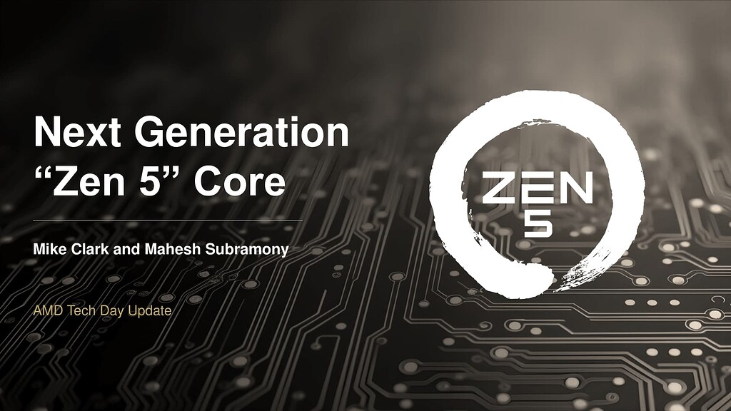 Zen 5 - Architecture Deep Dive - Blog - Level1Techs Forums