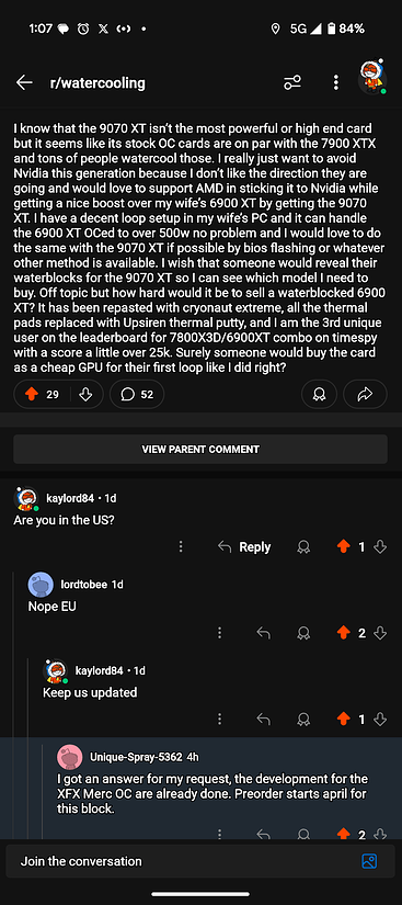 AMD 9070 XT Waterblock List - Page 2 - Cooling - Level1Techs Forums