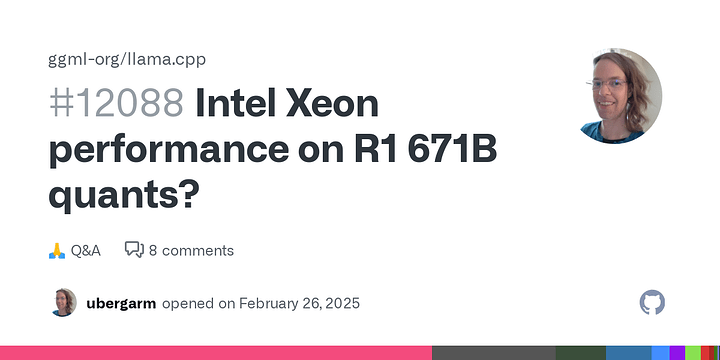 DeepSeek R1 671B backed by fast read IOPS? - Page 3 - Machine Learning ...