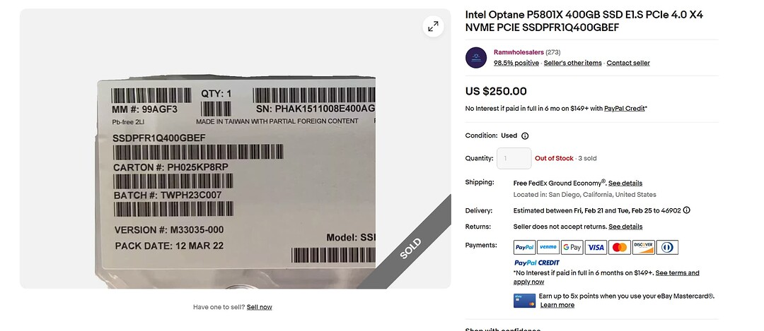 Intel Optane P5801X Review: The Great Value Brand P5800X - Storage - Level1Techs Forums