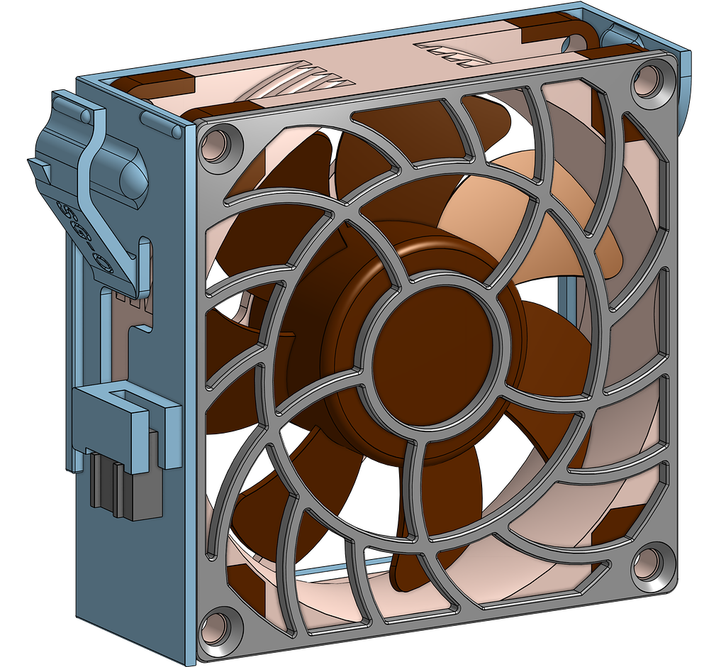 Quieter Hot-Swap Fan for SM Cases (Drop-in Replacement for FAN-0126L4 ...