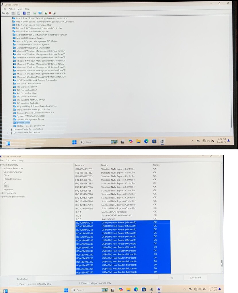 Dell XPS 13 9340... thunderbolt controller not listed in device manager or system info ...