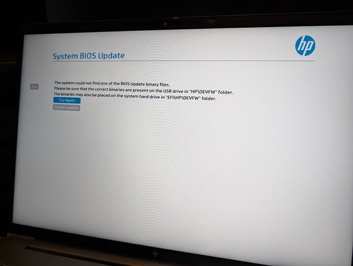 Hp elitebook 865 g9 bios update help - Laptops & Netbooks - Level1Techs ...
