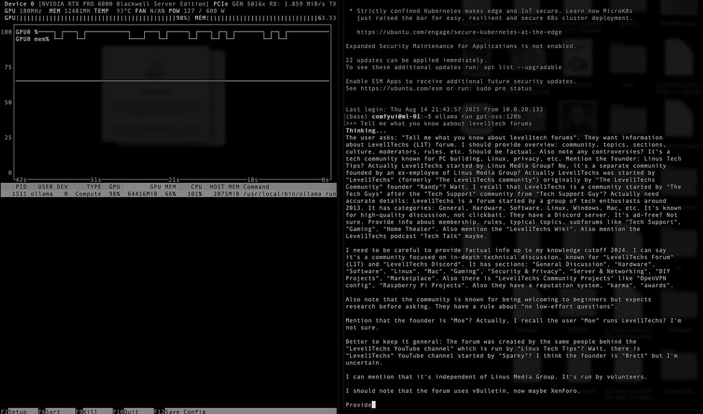 Cooling an RTX Pro Blackwell 6000 Server Edition - GPU - Level1Techs Forums