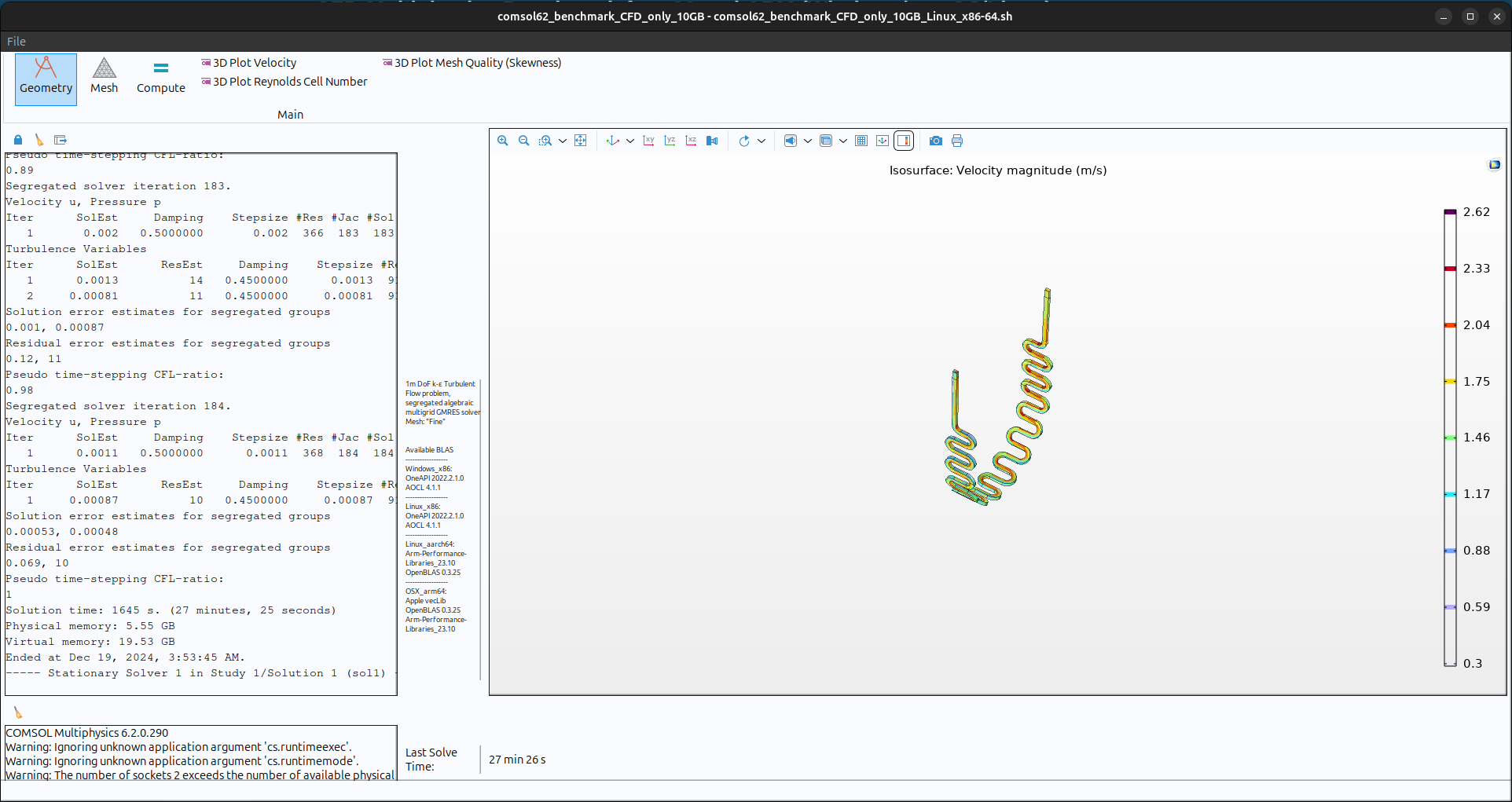CFD-Multiphysics Benchmark for x86 and ARM (Windows/macOS/Linux) - Page 10 - Multiphysics ...