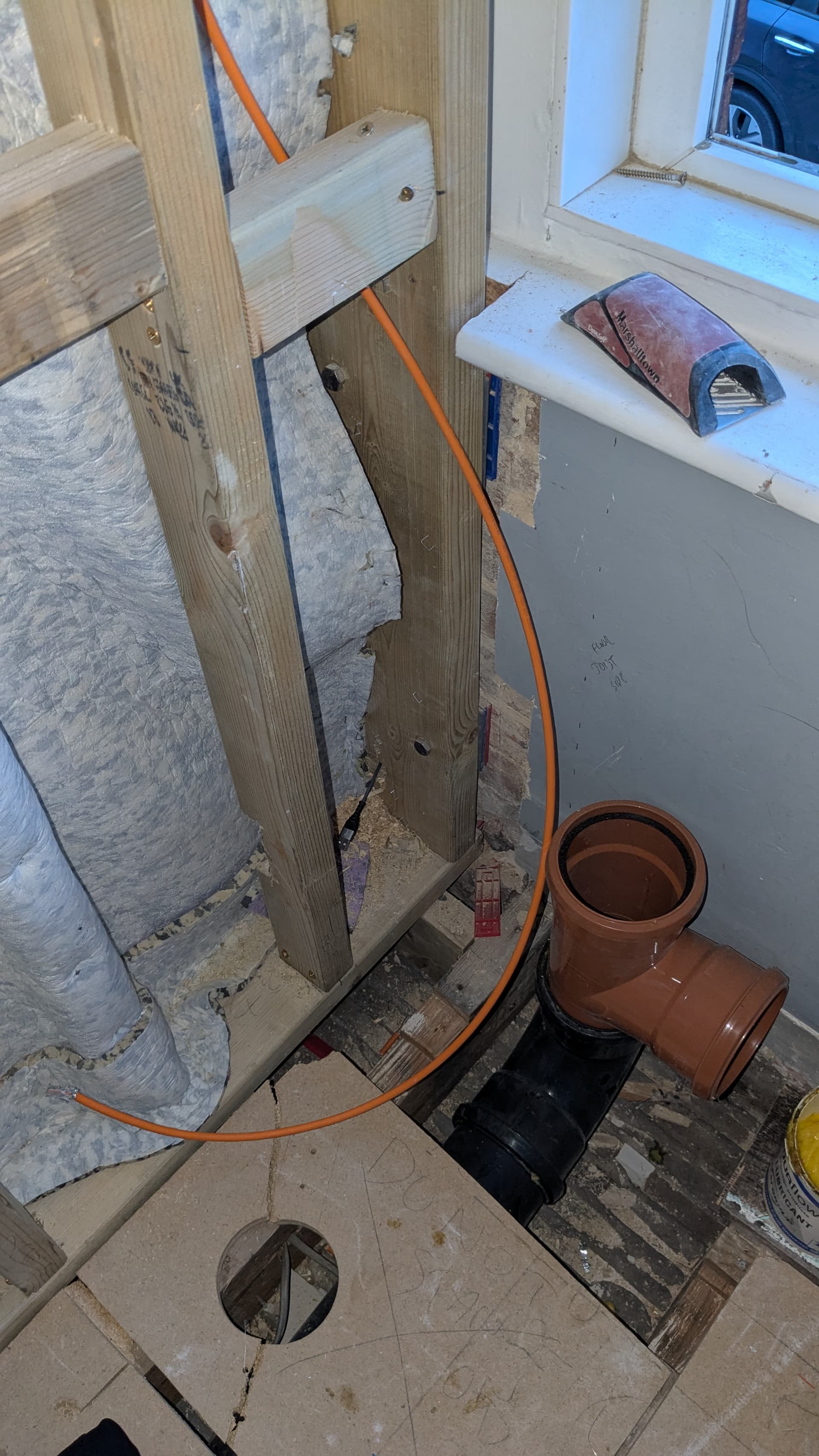 Fitting / installing Unifi door bell through masonry wall (got it used ...