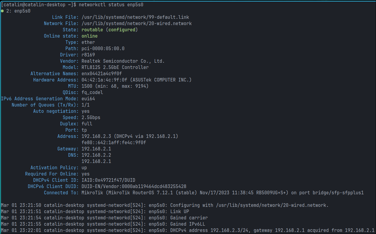 External NIC is slower to come up than internal NIC - Networking - Level1Techs Forums