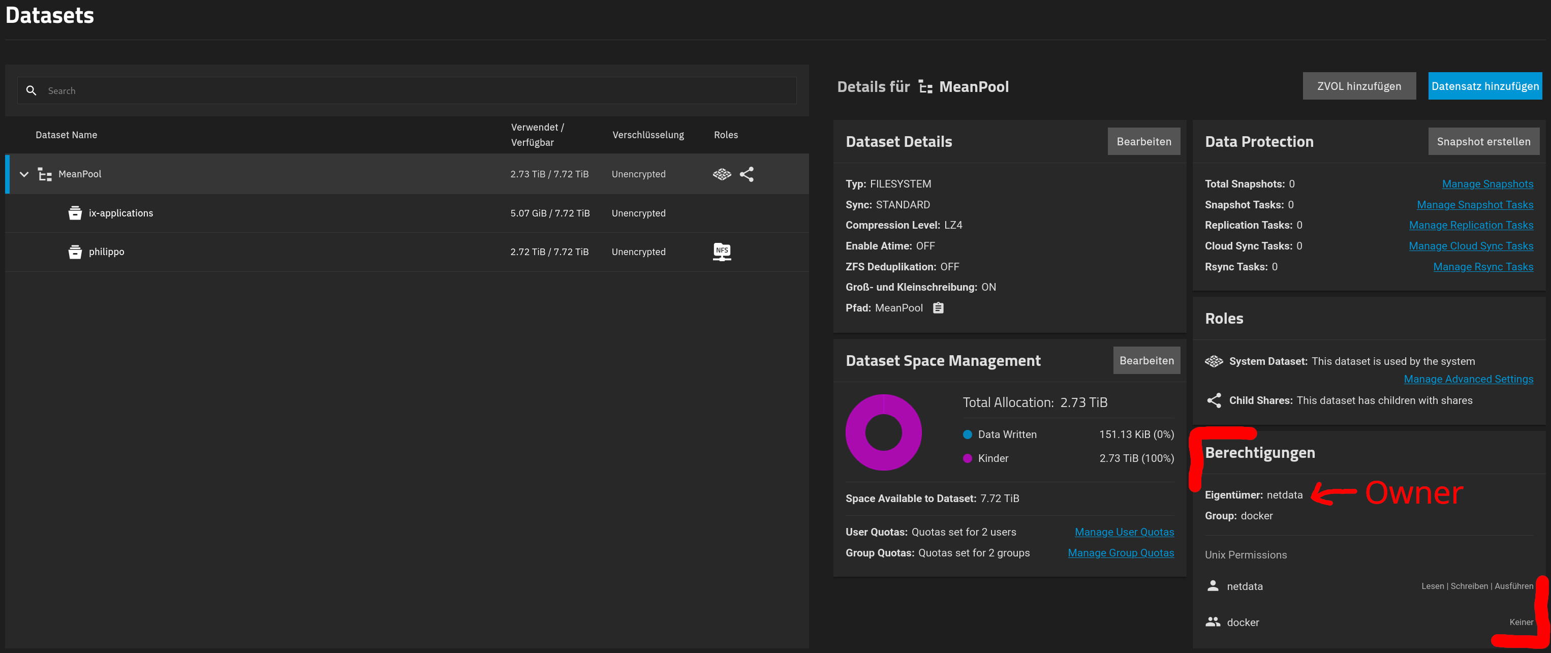 Messed up TrueNAS Scale Permissions after installing Nextcloud - Linux - Level1Techs Forums