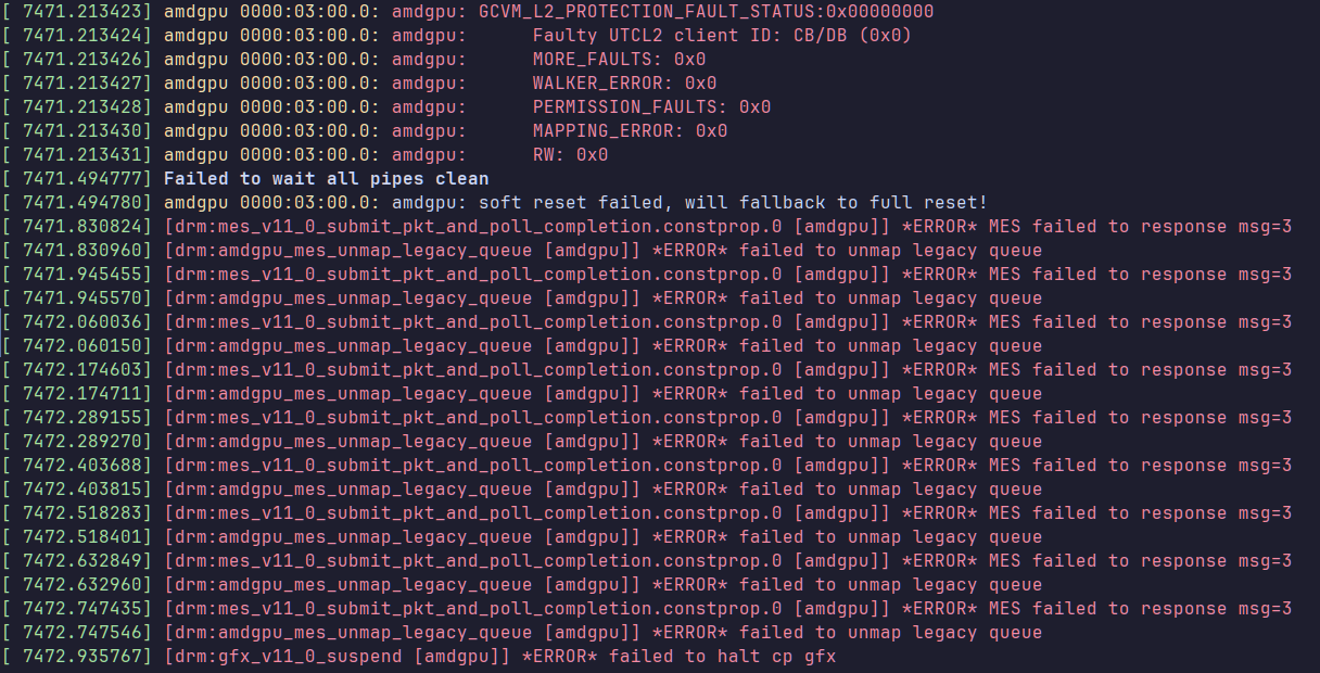 AMDGPU Crash/Reset - Linux - Level1Techs Forums