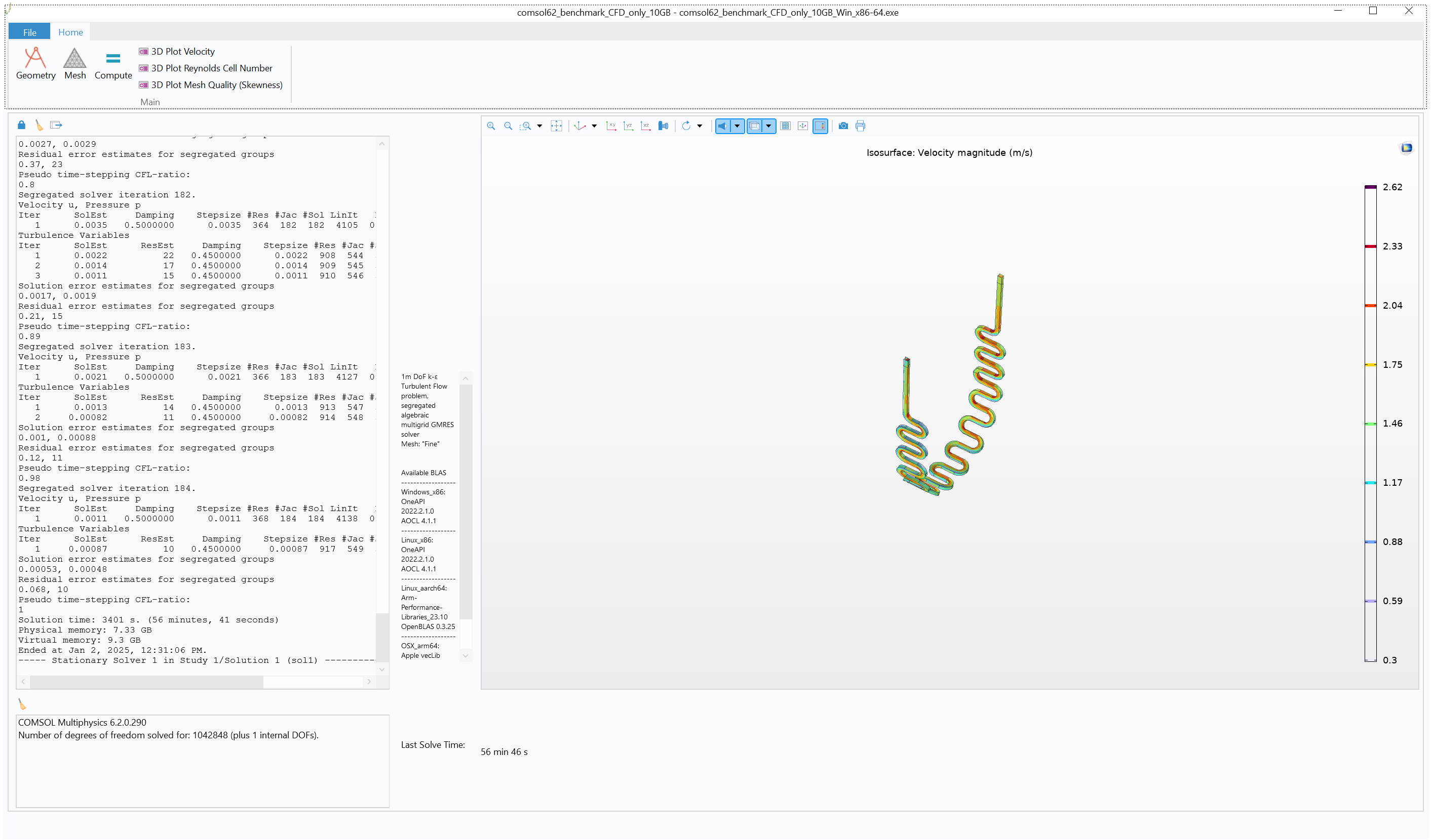 CFD-Multiphysics Benchmark for x86 and ARM (Windows/macOS/Linux) - Page 10 - Multiphysics ...
