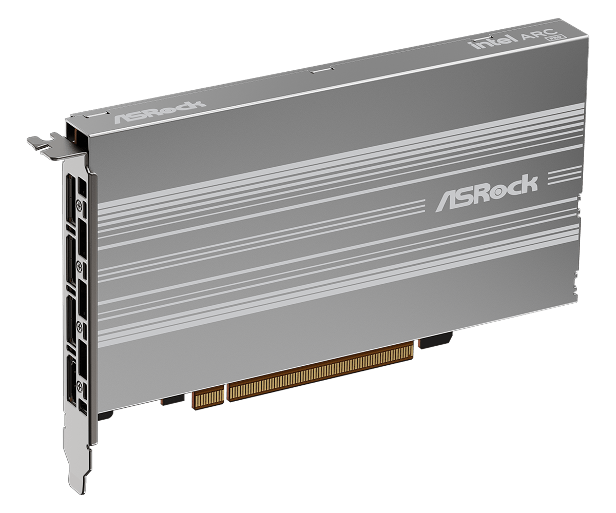 The Holy Grail of fanless graphics cards? ASRock Intel Arc Pro B60 ...