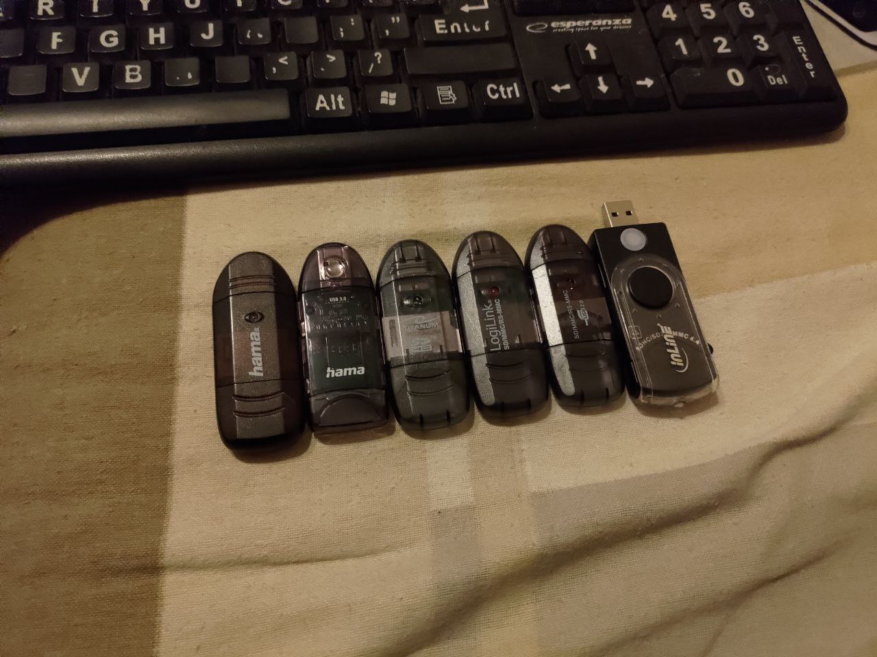 Thumb-drive shaped USB SD card reader with write lock support? - Other ...