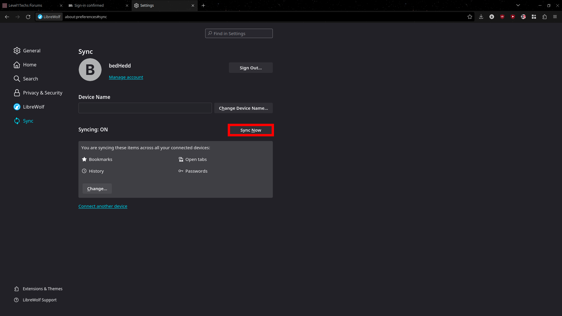 How to Overwrite Remote Cloud Firefox Sync with Local - Wikis & How-to Guides - Level1Techs Forums