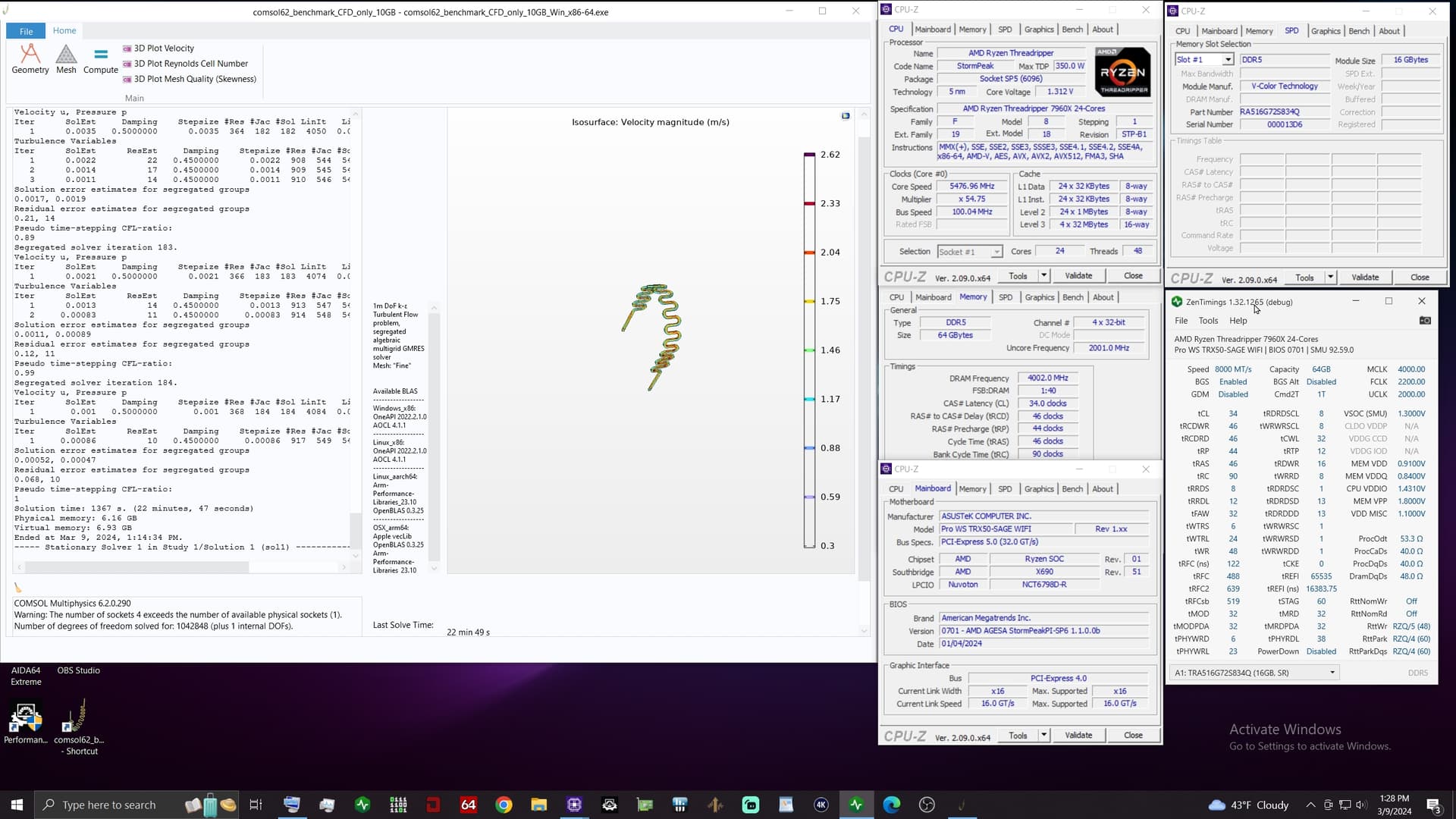 CFD-Multiphysics Benchmark for x86 and ARM (Windows/macOS/Linux) - Page 3 - Multiphysics ...