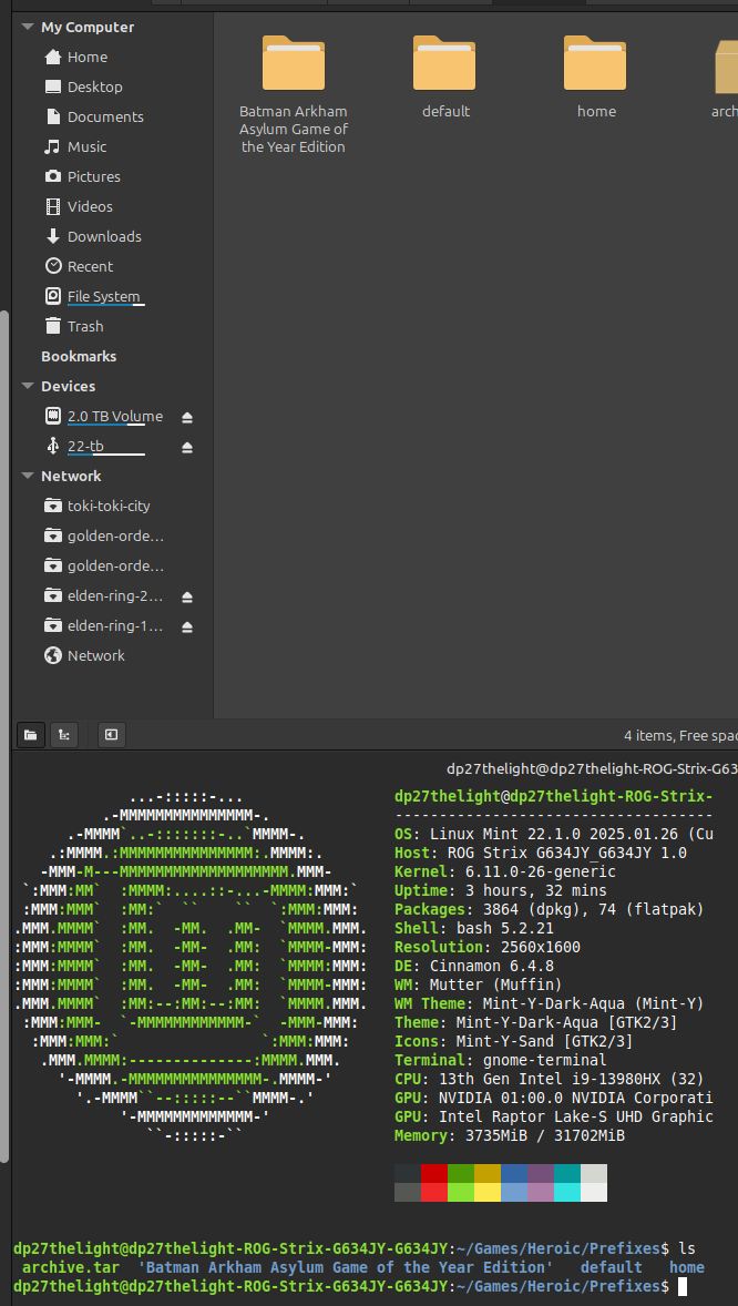 Wine prefix Archiving - Linux - Level1Techs Forums