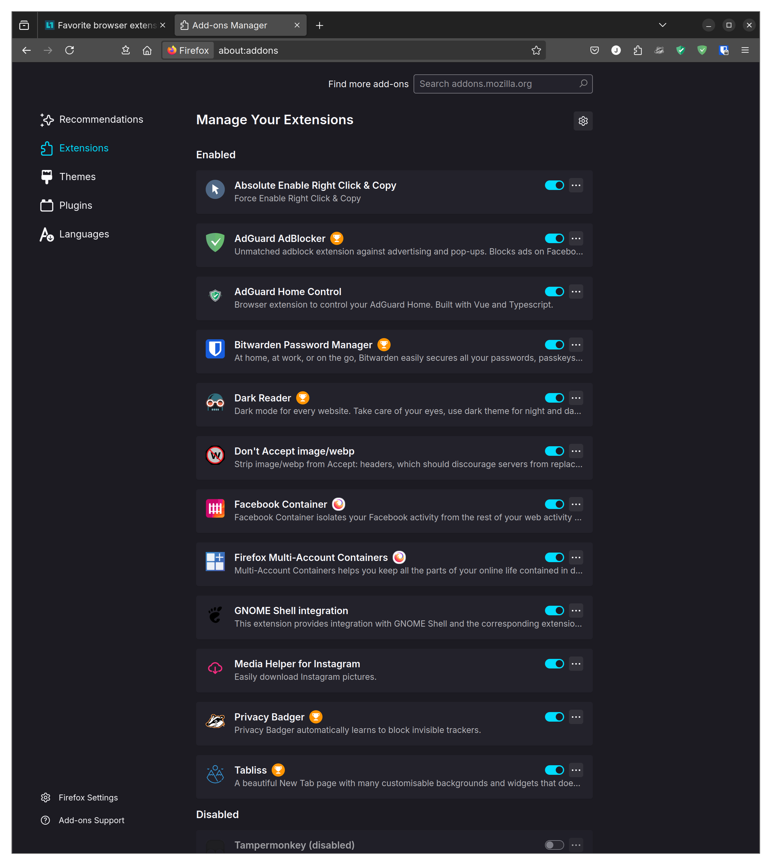 Favorite Browser Extensions Page 2 Open Source And Web Based Level1techs Forums
