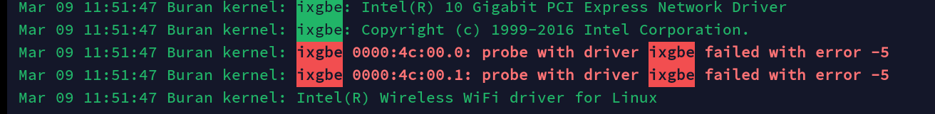 Solved: X550-T2 not working in Linux - Networking - Level1Techs Forums