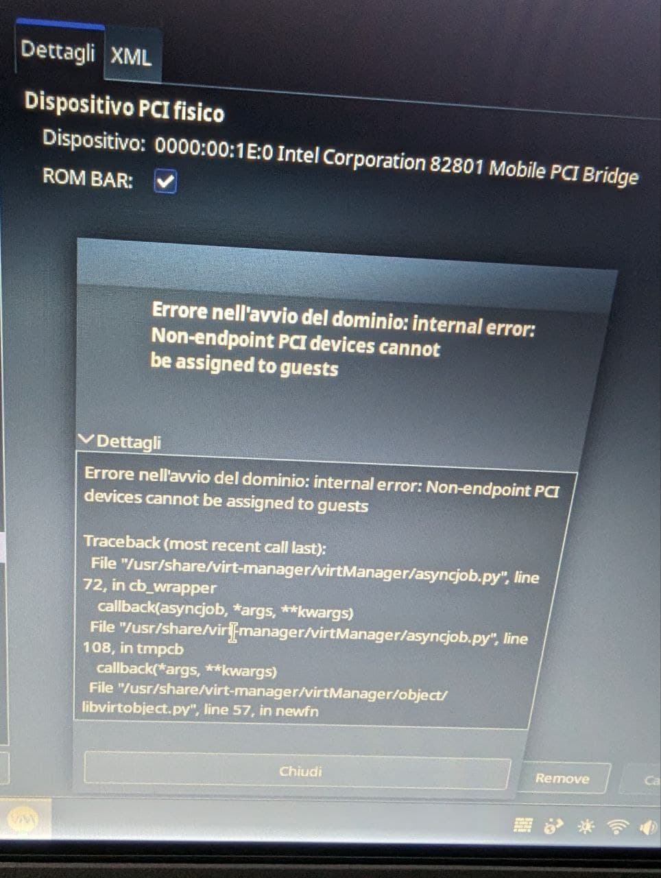 Cannot PCI Passthrough PCMCIA card probe failed with error -22 - Virtualization - Level1Techs Forums