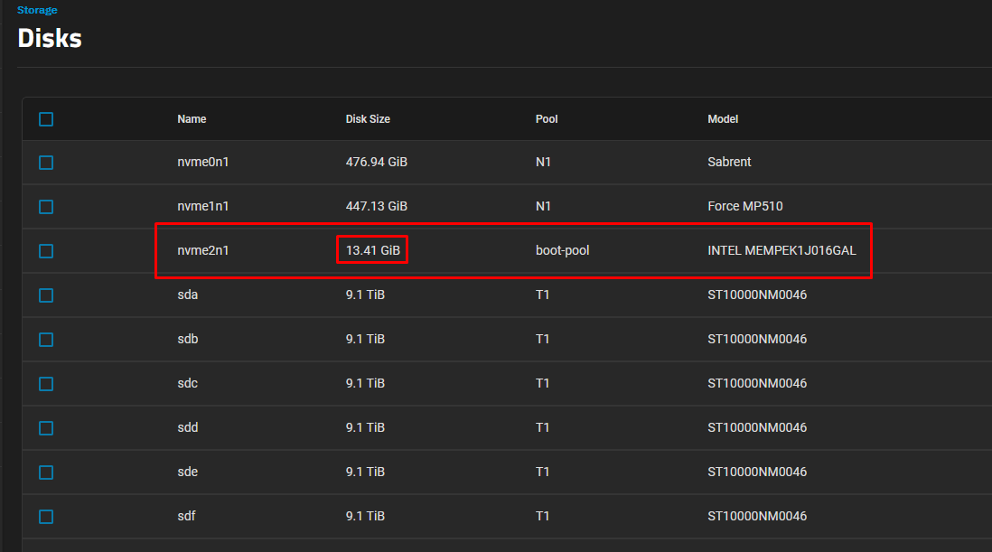 TrueNAS: "Insufficient disk space available on boot-pool" - Open Source & Web-Based ...