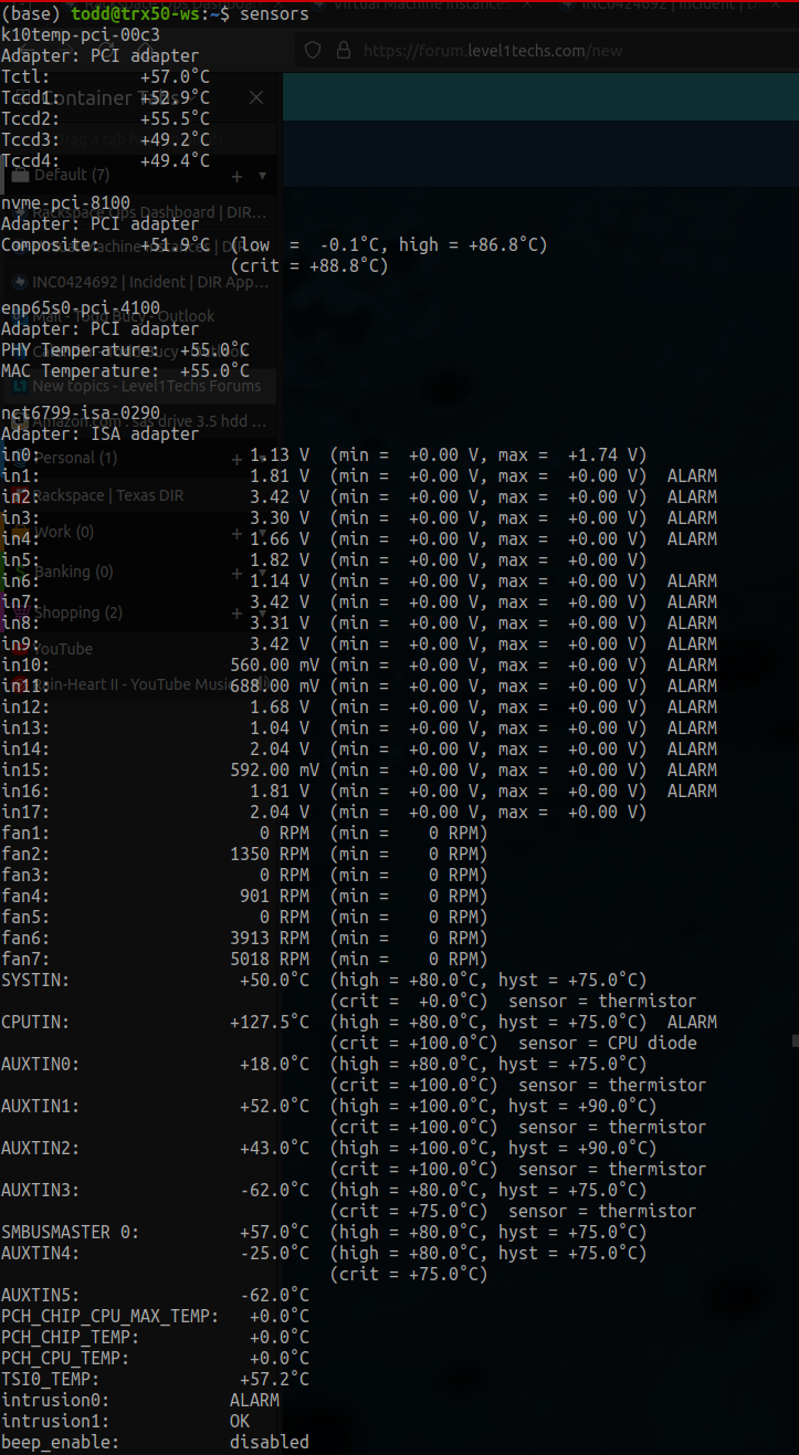 Issues with ASRock TRX50 WS Motherboard - SlimSAS Connectors & Sensor ...