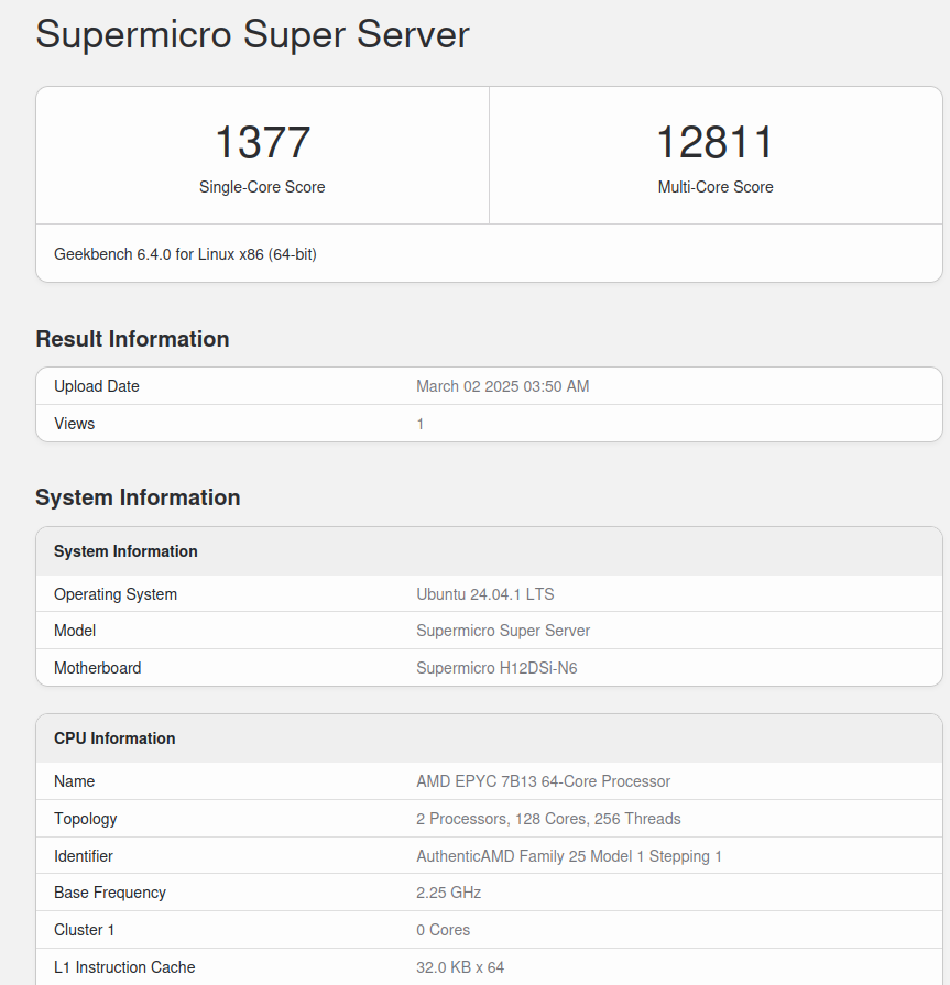 Anemic performance from 2x Epyc 7B13 - Workstations & Servers ...
