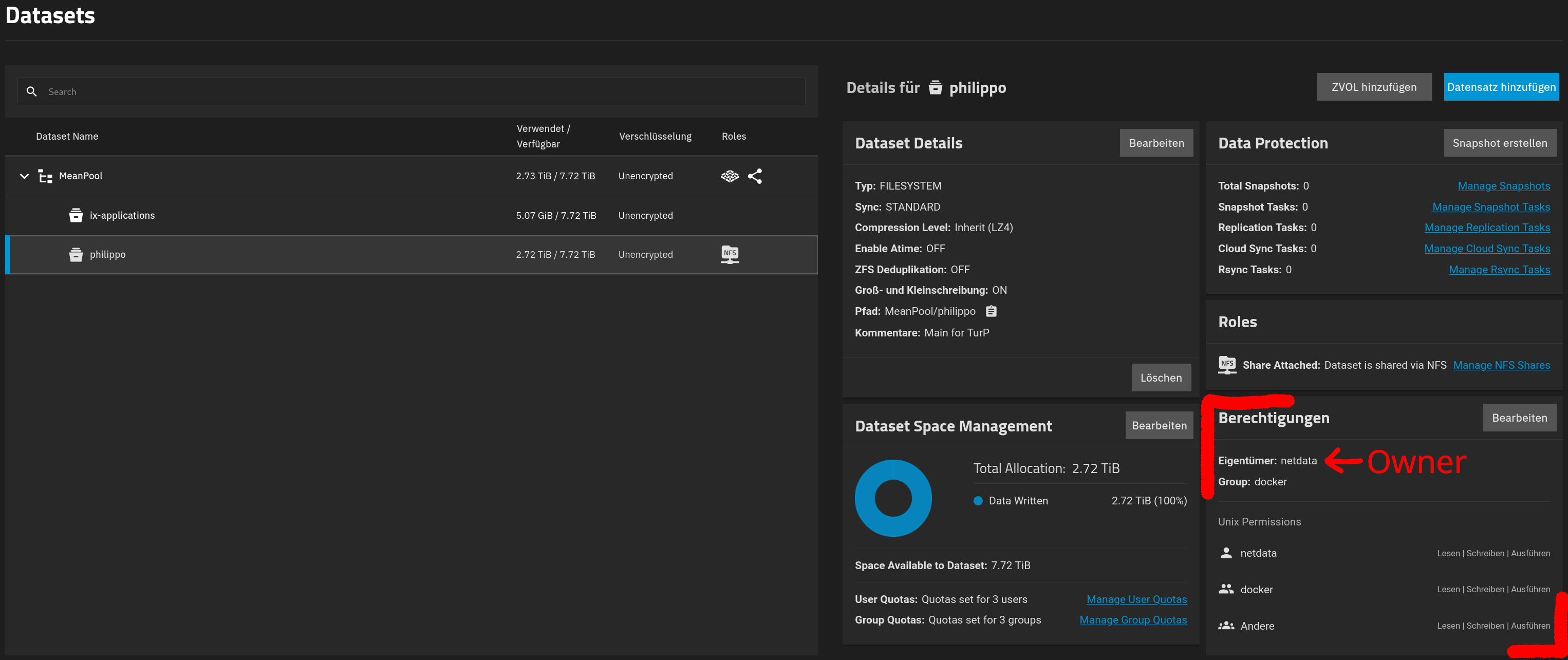 Messed up TrueNAS Scale Permissions after installing Nextcloud - Linux - Level1Techs Forums