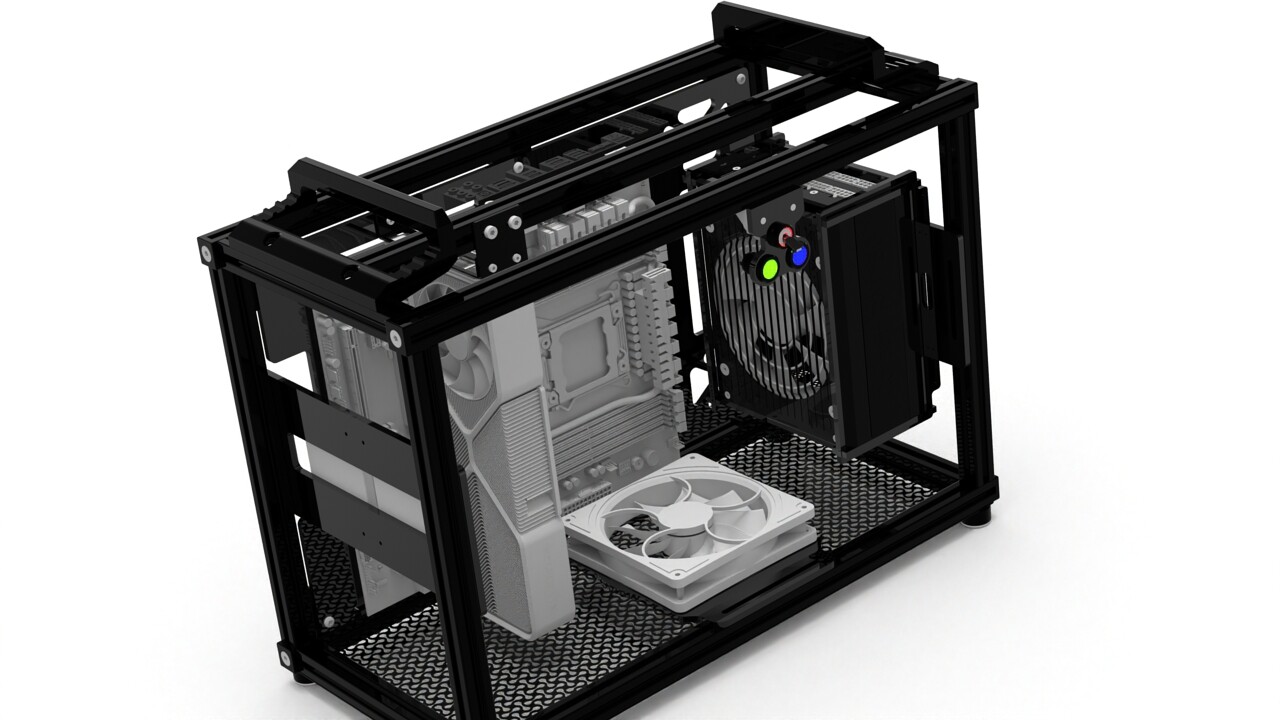 Adaptable Open Source Server Test Benches & Cases - Build a PC ...