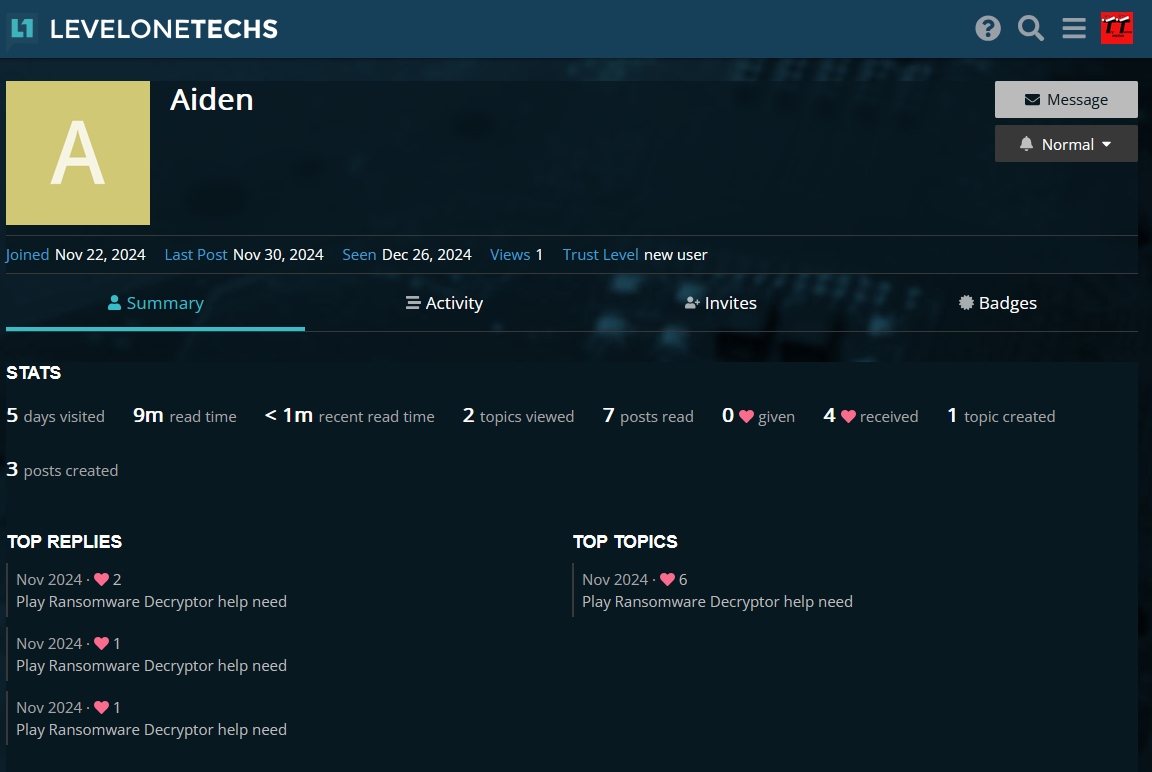 Play Ransomware Decryptor help need - Hardware Hub - Level1Techs Forums